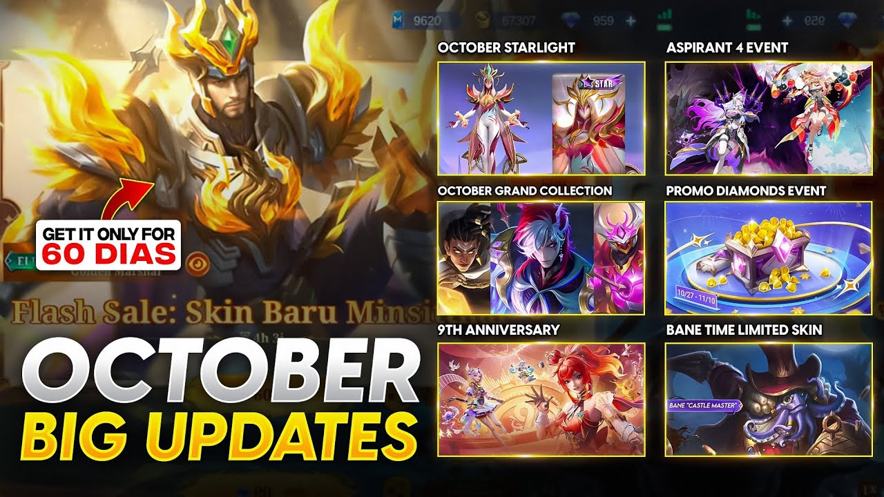 Mobile Legends October 2025 Update 🔥 All Events, Skins & Release Dates ...