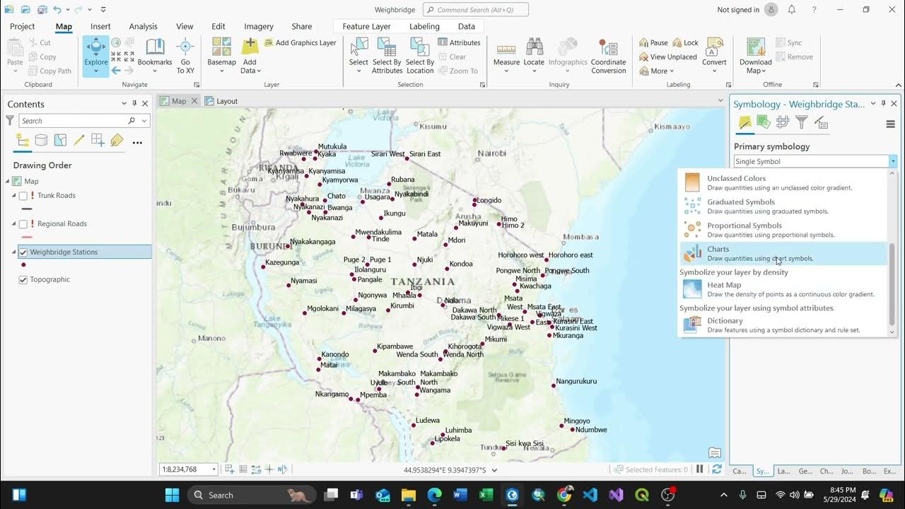 Creating heatmaps in ArcGIS Pro - YouTube