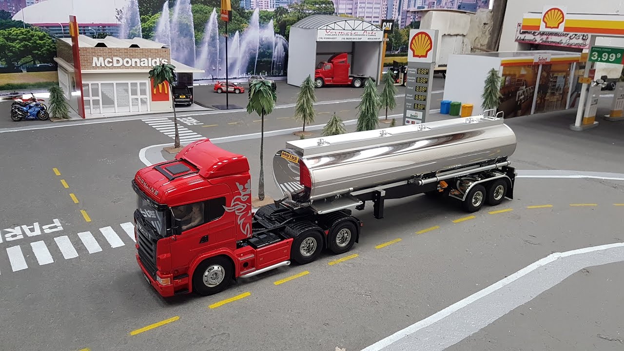 BRUTUS - SCANIA R620 RED 6X4 MFC03/4YWD/FUEL TANK - YouTube