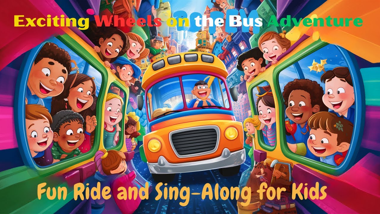 Exciting Wheels on the Bus Adventure | Fun Ride and Sing-Along for Kids ...