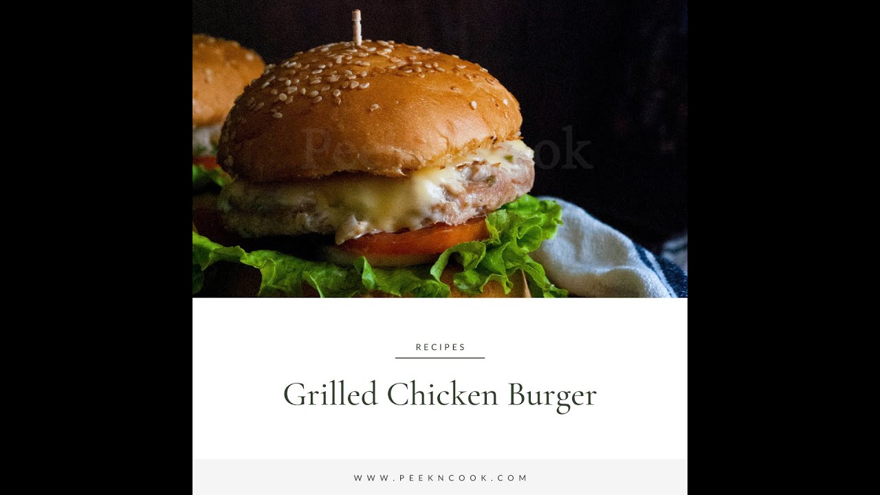 How To Make Indian Style Chicken Burger | Juicy Chicken Burger Recipe ...