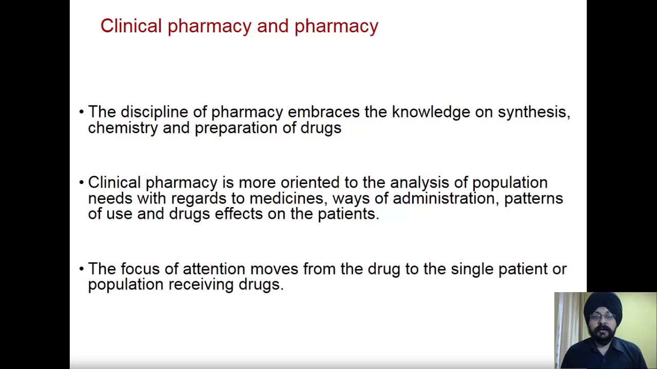 Development and scope of clinical pharmacy - YouTube