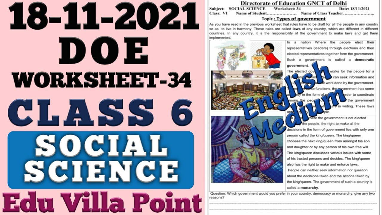 Class 6 Social Science Worksheet 34 18 11 2021 English Medium Class class-6-social-science-worksheet-34-18-11-2021-english-medium-class