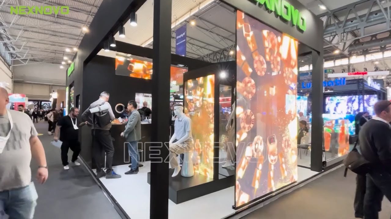2024 ISE Barcelona: Glass LED screens & Transparent LED screens Stole ...