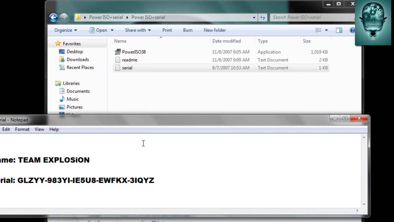 Tutorial Power ISO serial completo - YouTube