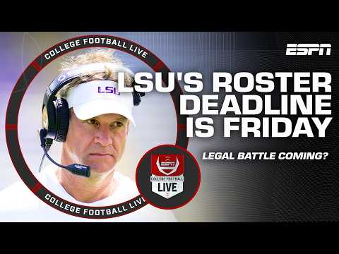 CLOCK IS TICKING ⏳ LSU's roster decision may send SEC fight to Federal Court | College Football Live
