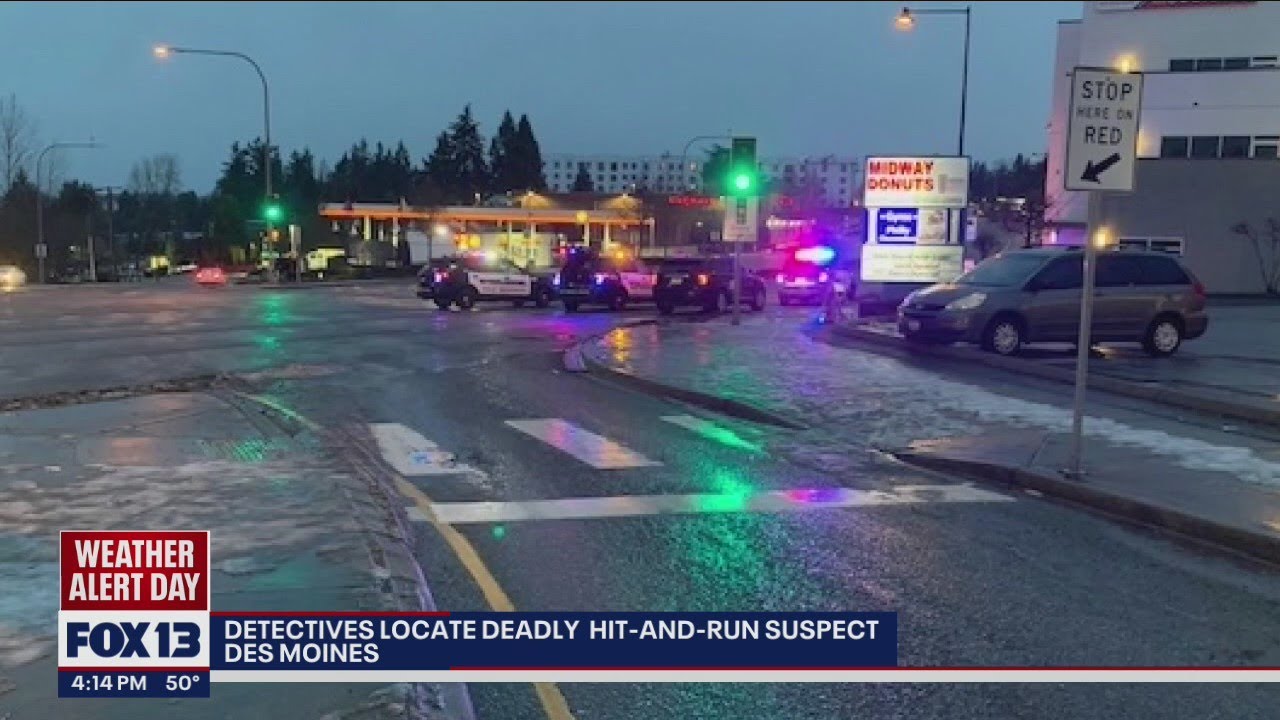 Detectives locate suspect wanted in deadly hit-and-run | FOX 13 Seattle ...