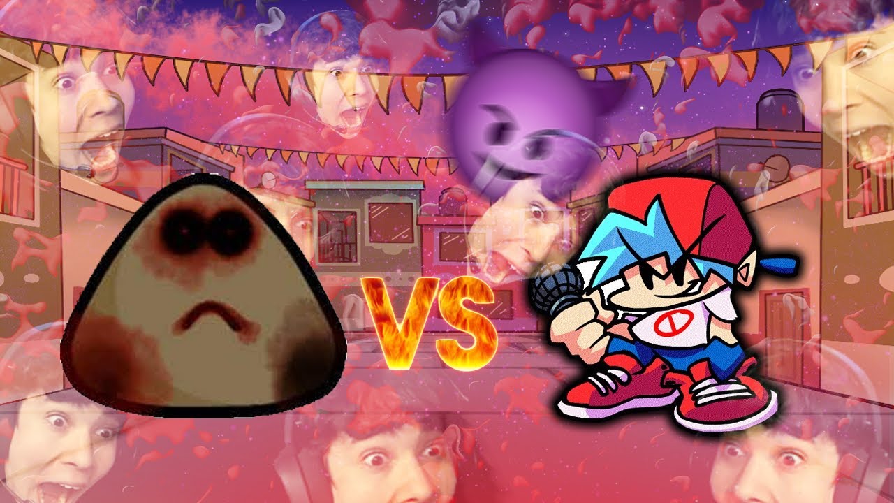 Spreen juega a POU en FNF - YouTube