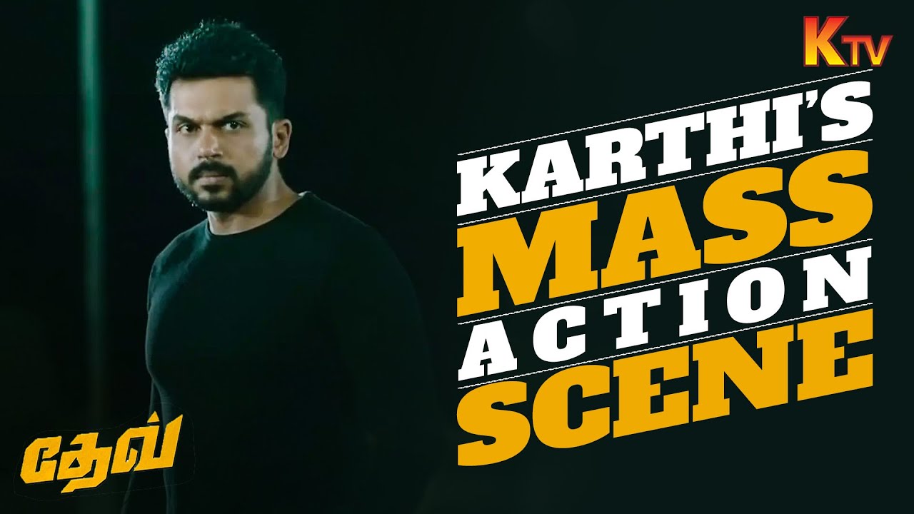 Karthi’s thrilling action scene from Dev 🔥| Dev Movie Scene | Karthi ...