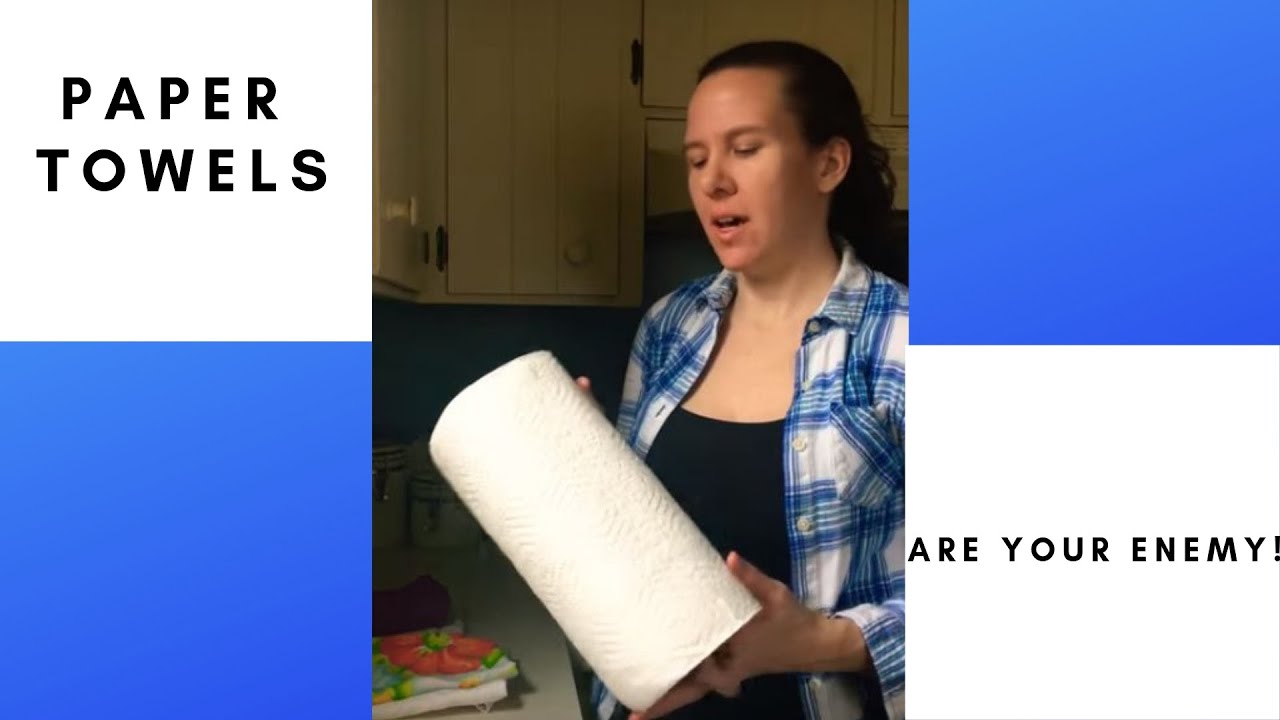 Budget Tip-why paper towels are your enemy - YouTube