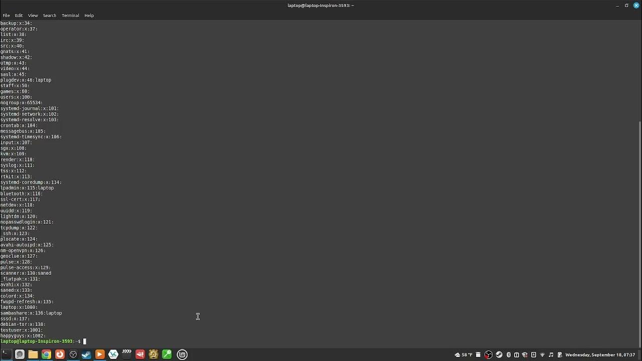 309 how to "delete a group" with the "groupdel" command - YouTube