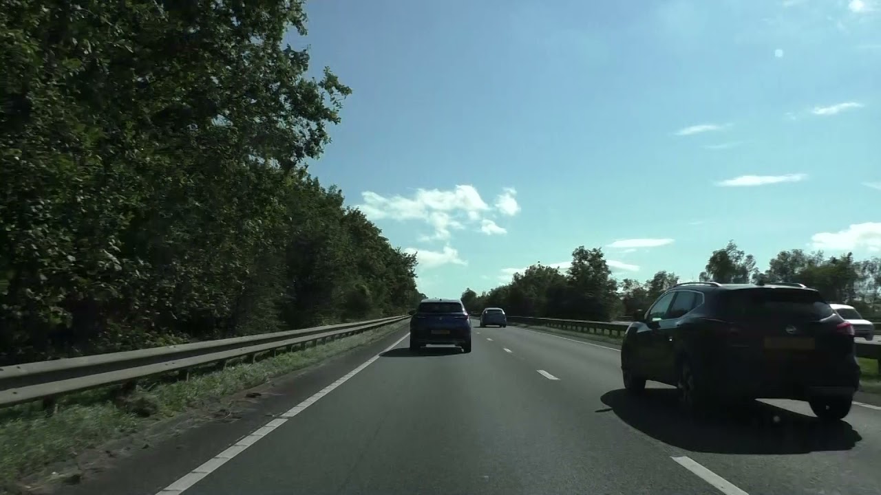 Driving On The A38 From M5 Motorway Junction 31 Exeter To Plymouth ...
