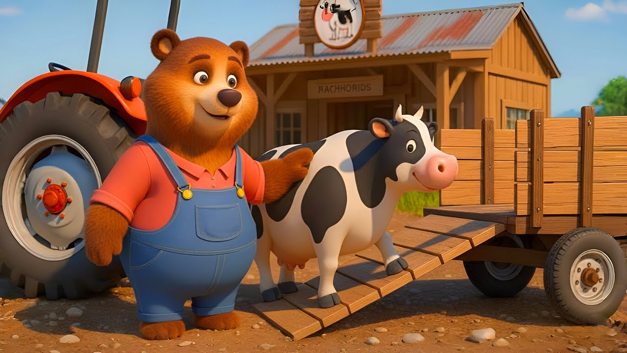 🐻🎵 Farmer Bear’s Fun Farm 2.4! Animal Sounds & Nursery Rhymes for Kids ...