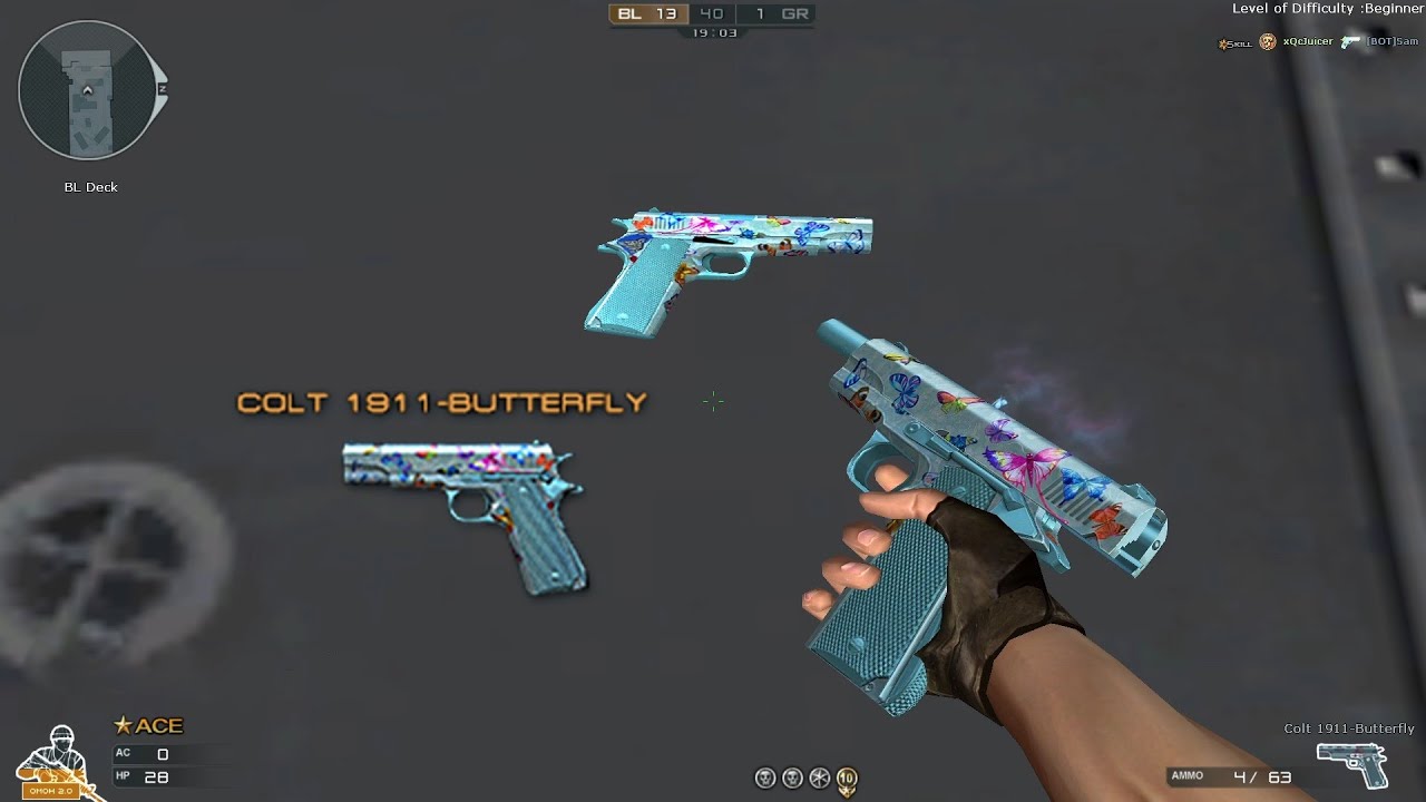 [CF] Colt 1911-Butterfly - YouTube