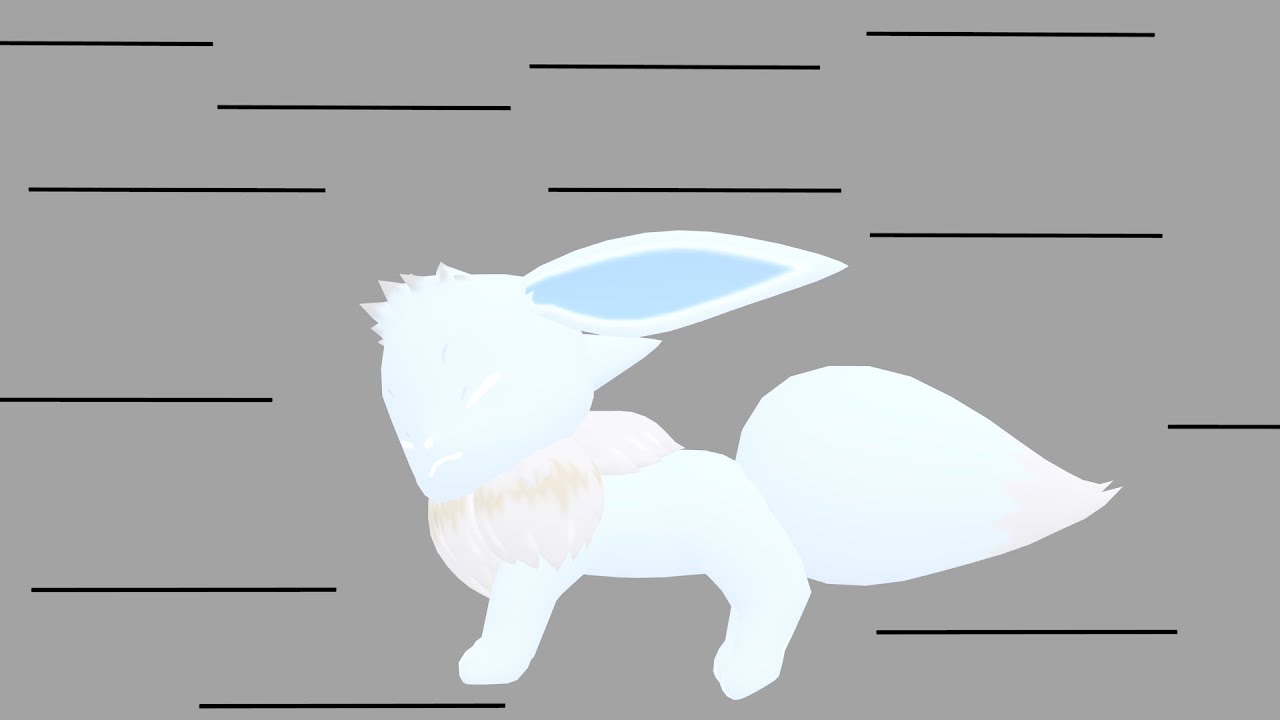 Shiny Eeveelution in the wind (3D Animation Test) - YouTube