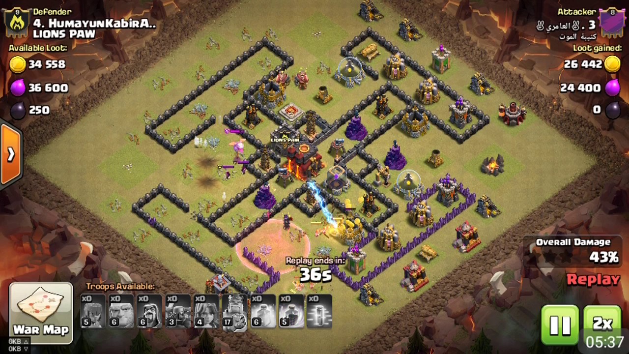 th 10 without x-bow and inferno war base anti 3 star reply proof - YouTube