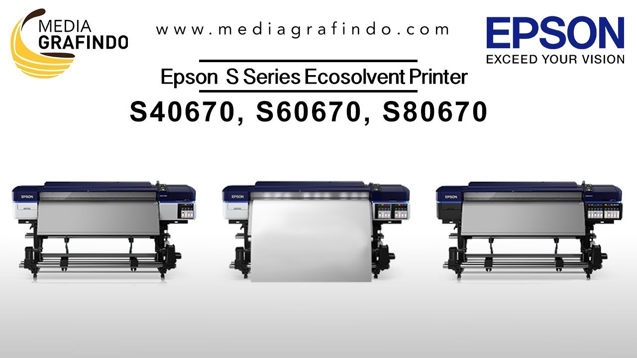 Incredible Epson SureColor S Series - Ecosolvent Printer - YouTube