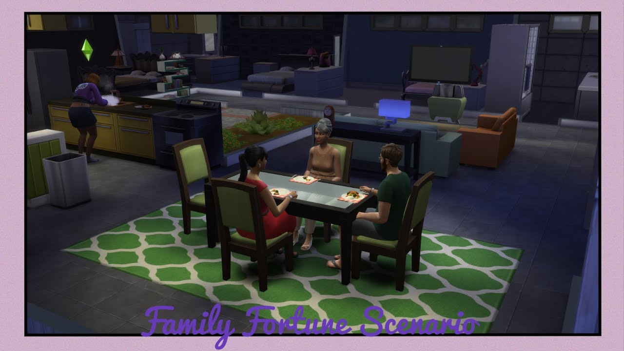 Part 5 | Family Fortune Scenario | The Sims 4 - YouTube