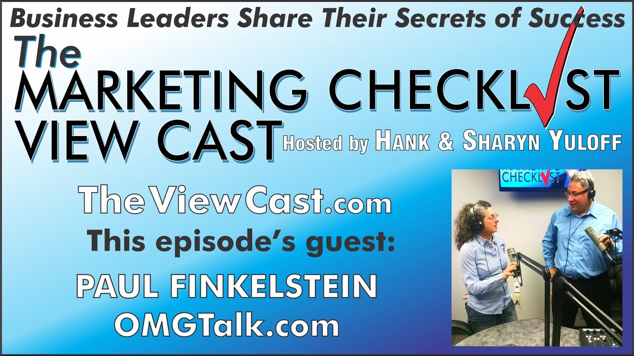 The Marketing Checklist View Cast (Episode 32) with Paul Finkelstein of ...