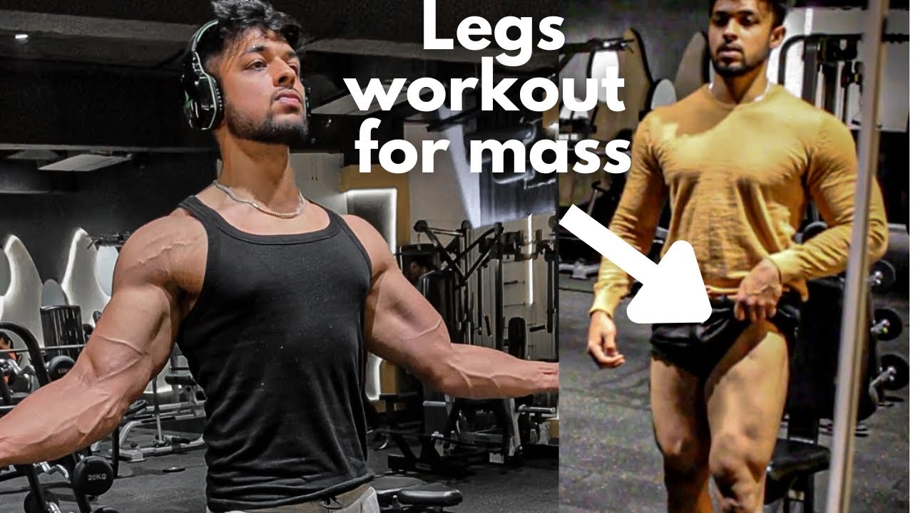 Legs Workout + Important Bulking Tips - YouTube