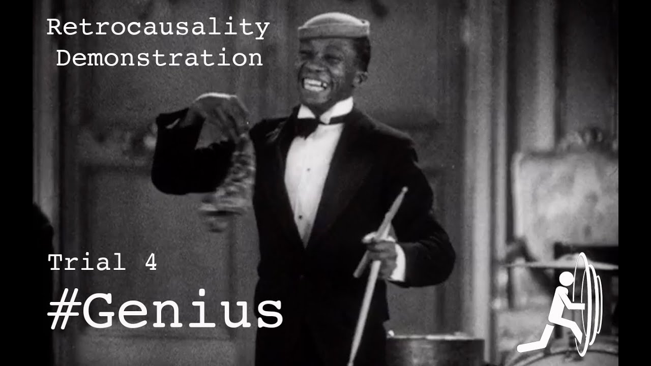 Retrocausality Demonstration - Trial 4 - #genius - YouTube