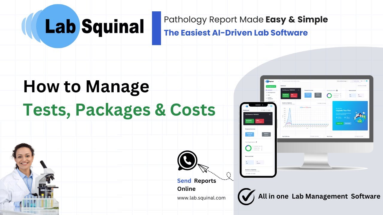 How to Manage Tests, Packages, and Costs with LabSquinal Pathology ...