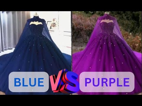 BLUE VS PURPLE |💜VS💙|PURPLE VS BLUE |CHOOSE YOUR FAVOURITE COLOUR ...