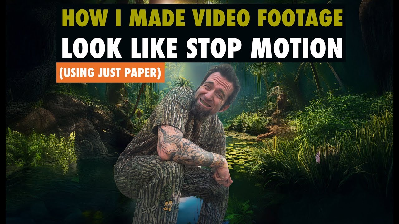 How I Made Video Footage Look Like Stop Motion (Using Just Paper ...