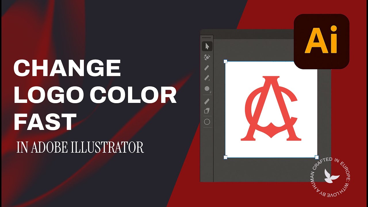 How to Change Monogram or Logo Color in Adobe Illustrator | Easy ...