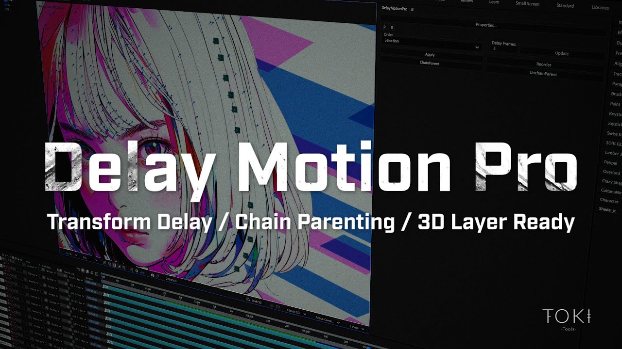 Delay Motion Pro – Transform Delay & Chain Parenting for After Effects ...