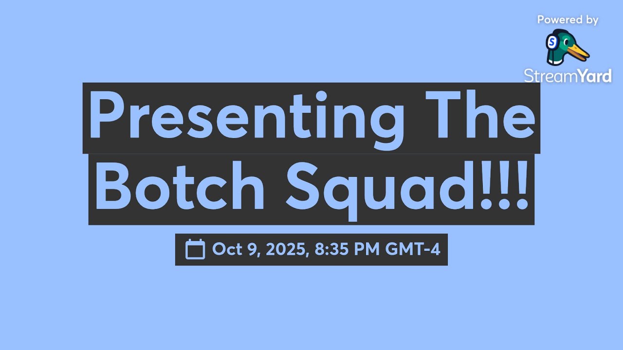 Presenting The Botch Squad!!! - YouTube