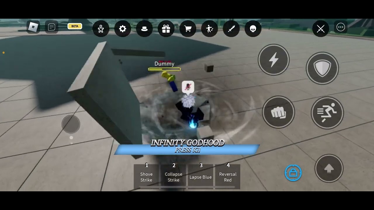 Gojo:Reworked combo on cursed arena 99% dmg - YouTube