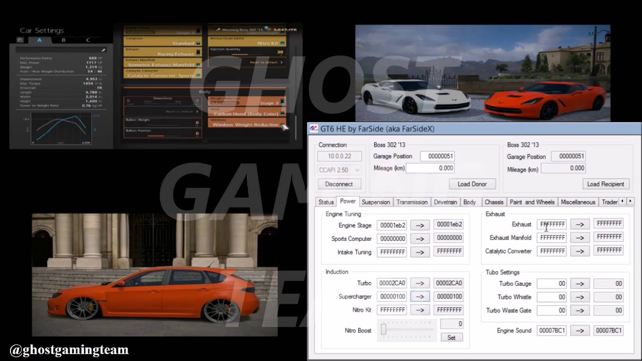 GT6 MOD / HACK MENU UPDATED!!! download link in discription - YouTube