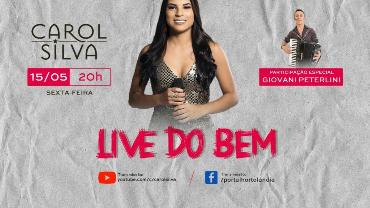 Live do Bem com Carol Silva - YouTube