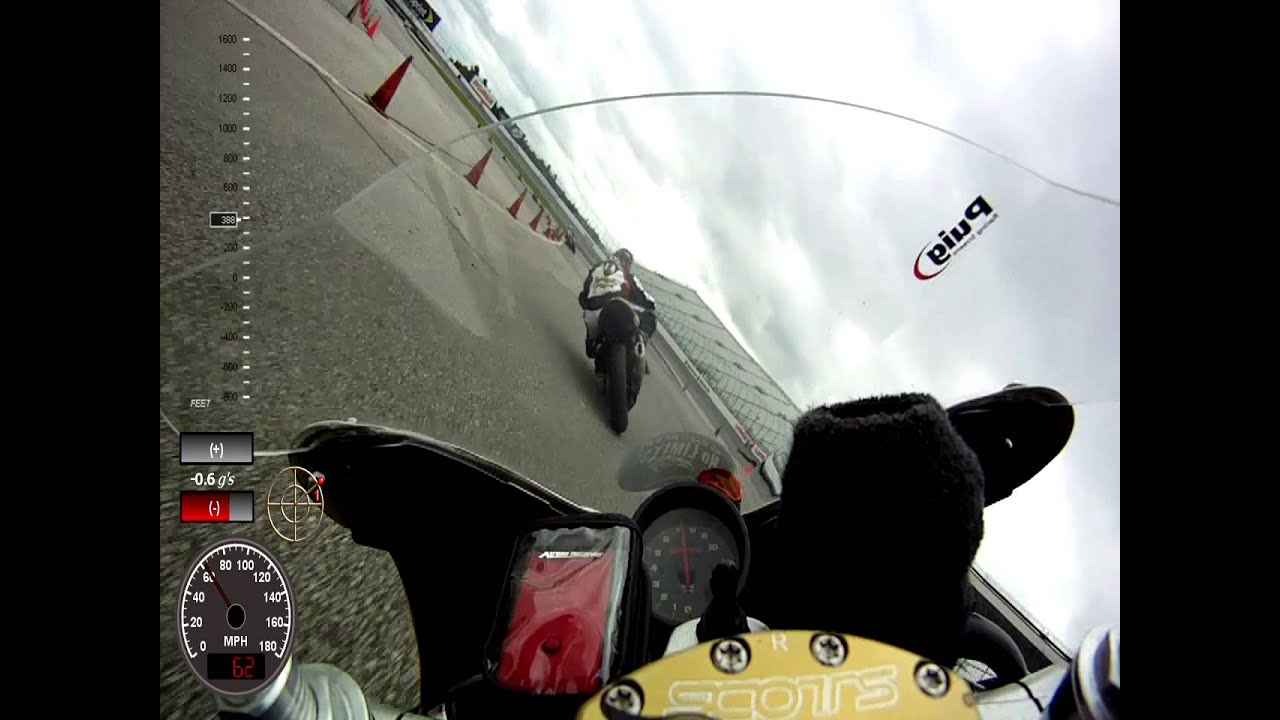 Sliding / tumbling motorcycle on asphalt and grass - YouTube