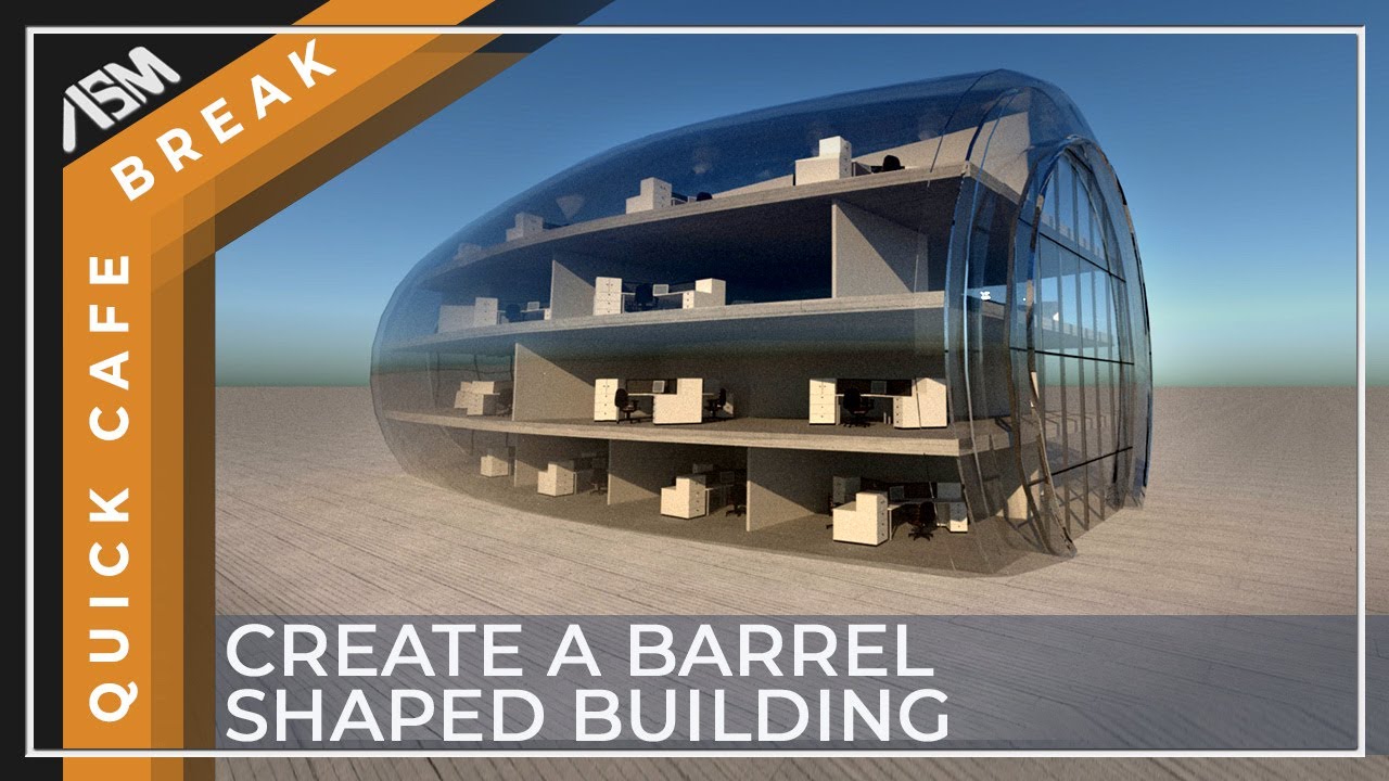 How to model a Barrel Shaped Building in ARCHICAD - YouTube