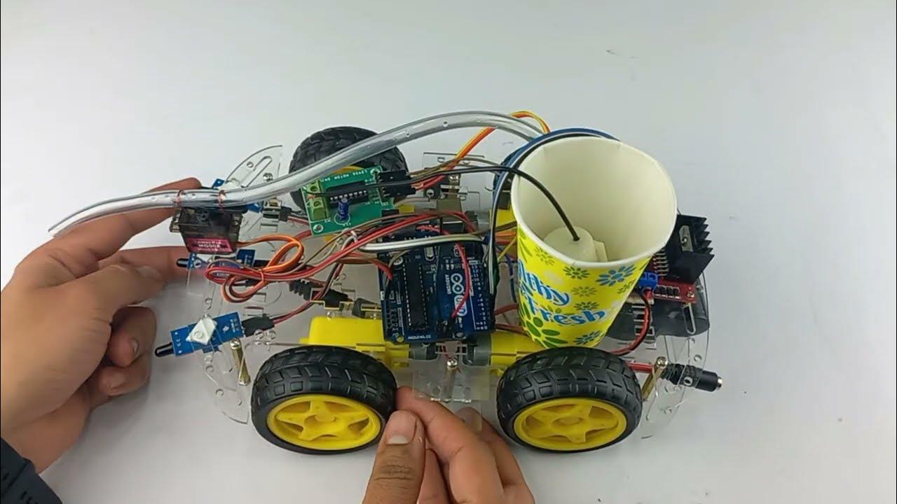 Build Fire Fighting Robot Using Arduino - YouTube