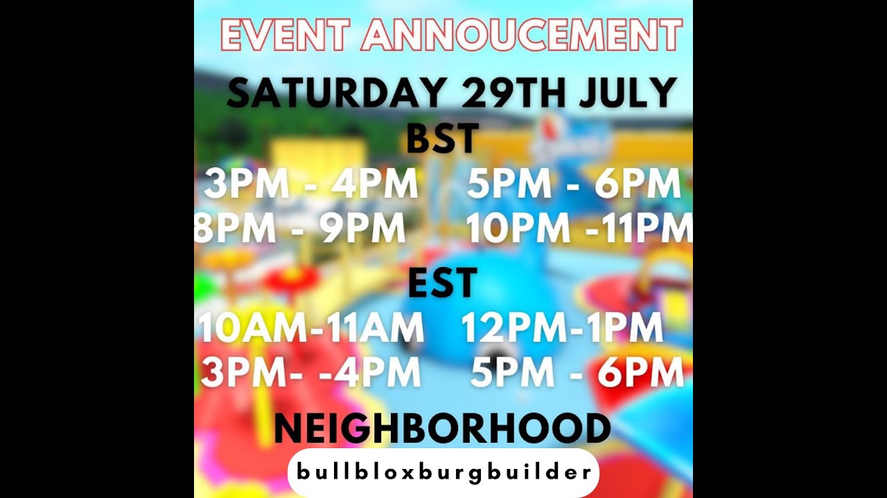 Splash Part Event (ROBLOX BLOXBURG) neighborhood: bullbloxburgbuilder ...