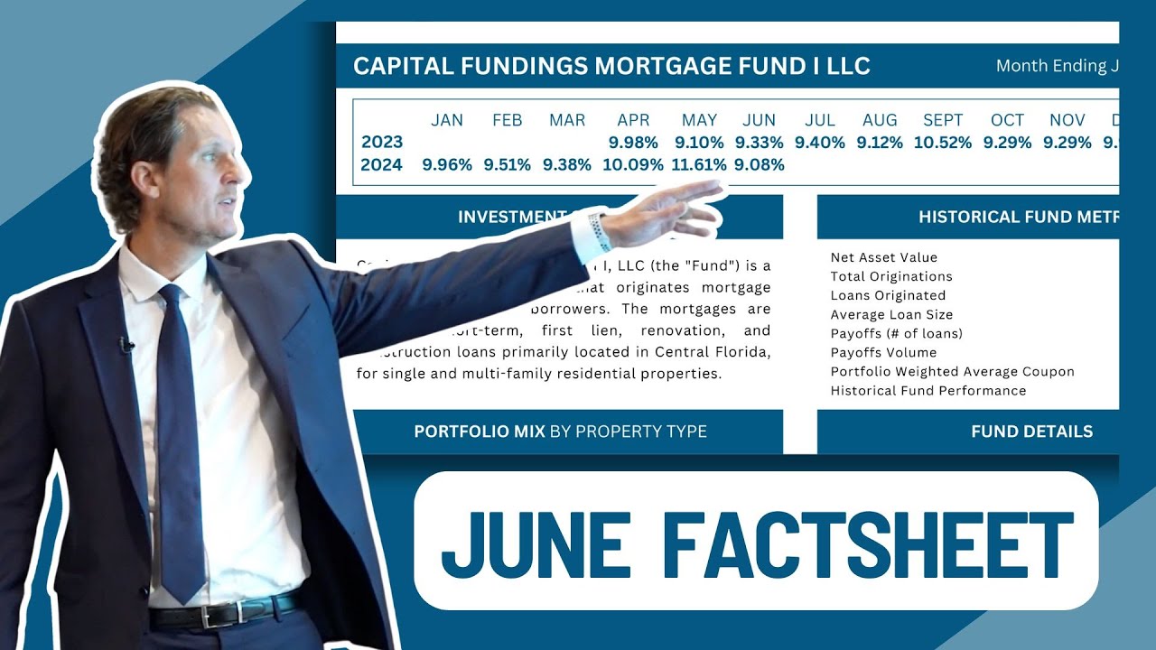 June Factsheet: Capital Fundings Mortgage Fund I Delivers Strong ...