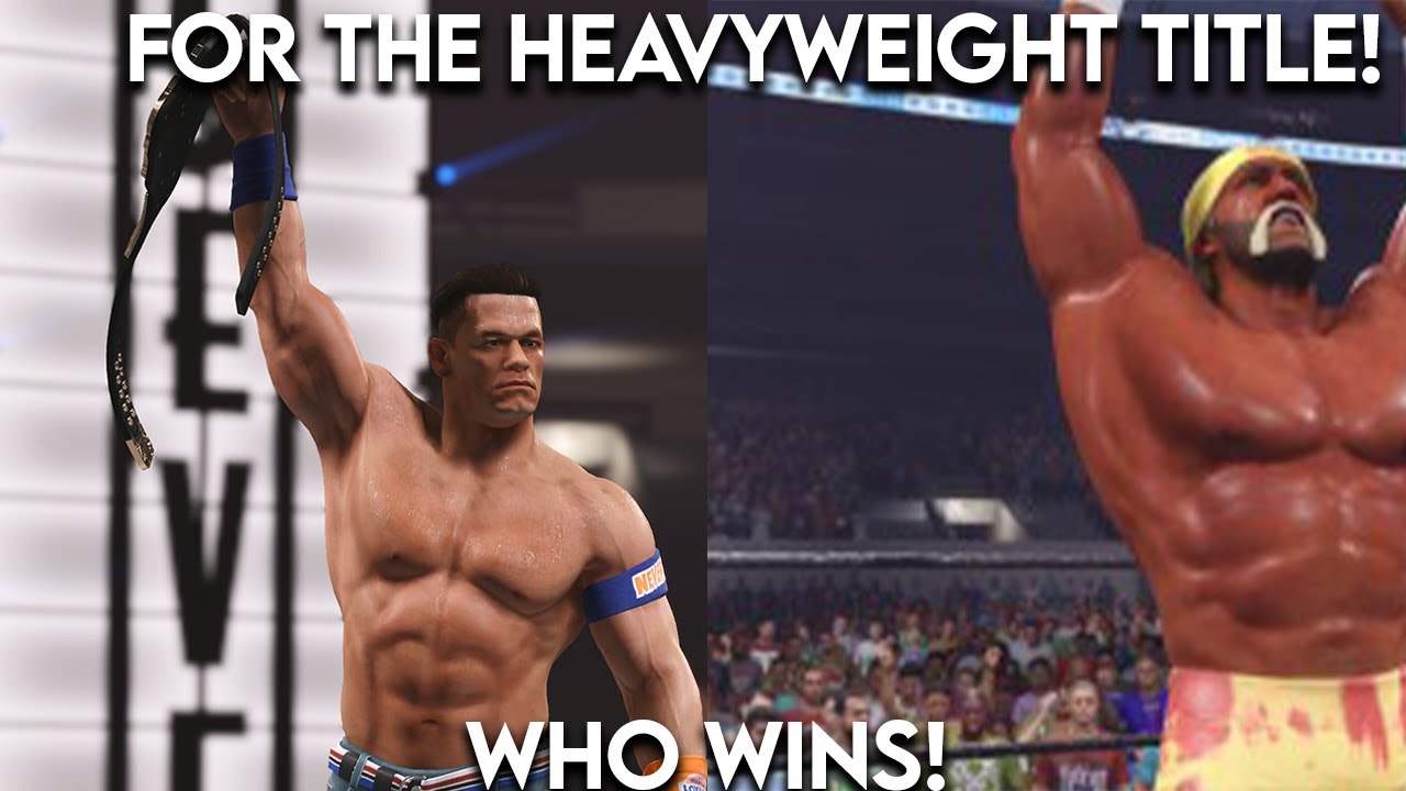 SUPER CENA VS PRIME HULK HOGAN FOR THE HEAVYWEIGHT TITLE! - YouTube