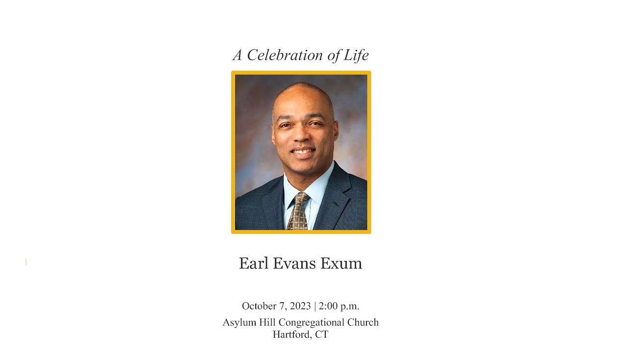 Earl Exum Celebration of Life Service - YouTube