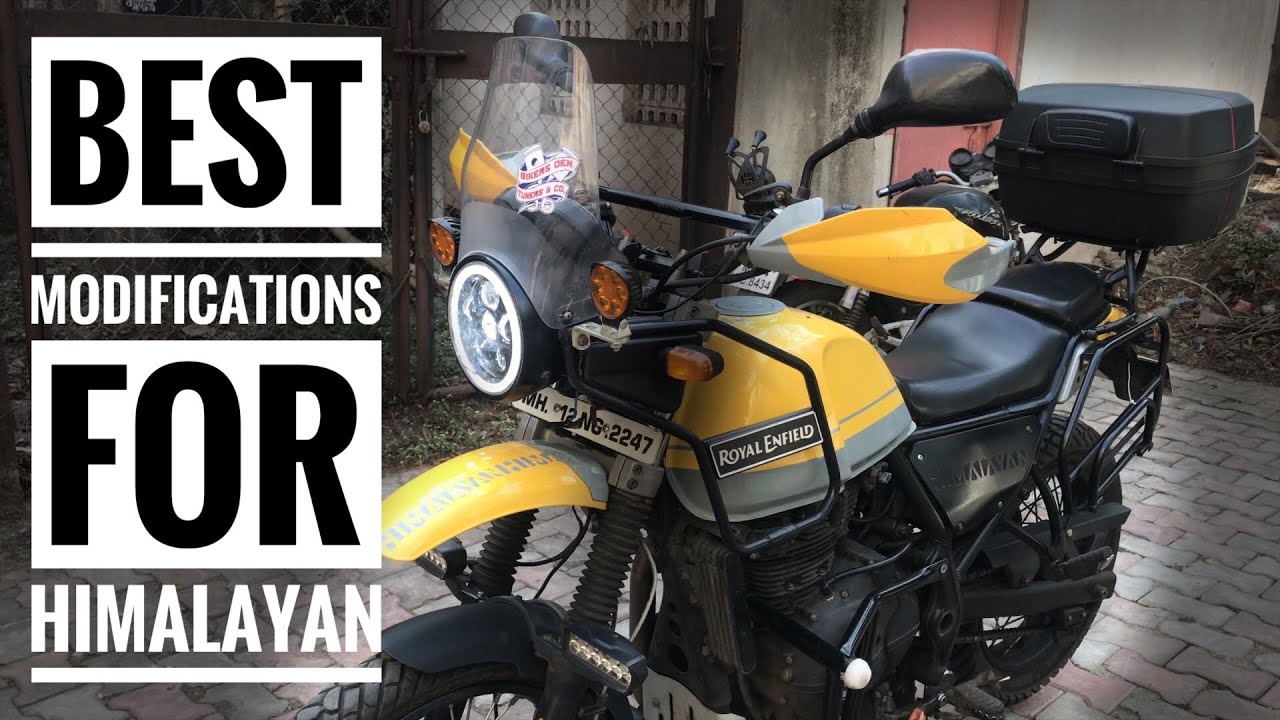 BEST MODIFICATIONS FOR ROYAL ENFIELD HIMALAYAN | ART OF MOTORCYCLE | K ...
