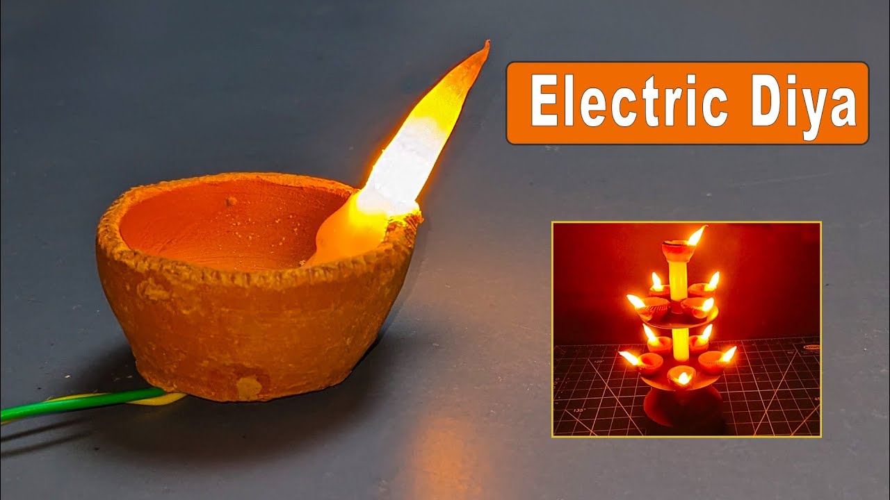 Diwali Diya 🪔 Decoration Light Using PVC Pipe At Home - YouTube