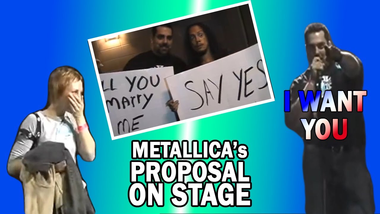 METALLICA FAN PROPOSES DURING A METALLICA SHOW (EPIC MOMENT) - YouTube