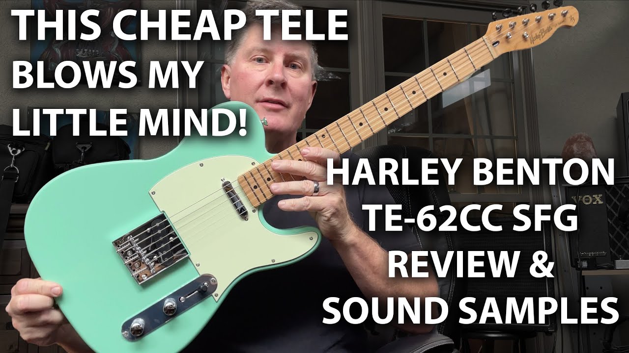 Harley Benton TE-62CC SFG Telecaster Review and Sound Samples - Best ...