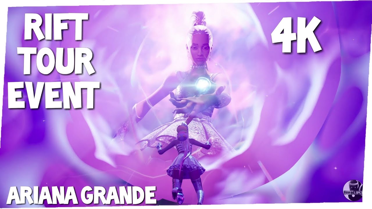 4K - FULL ARIANA GRANDE RIFT TOUR EVENT - FORTNITE PS5 - YouTube