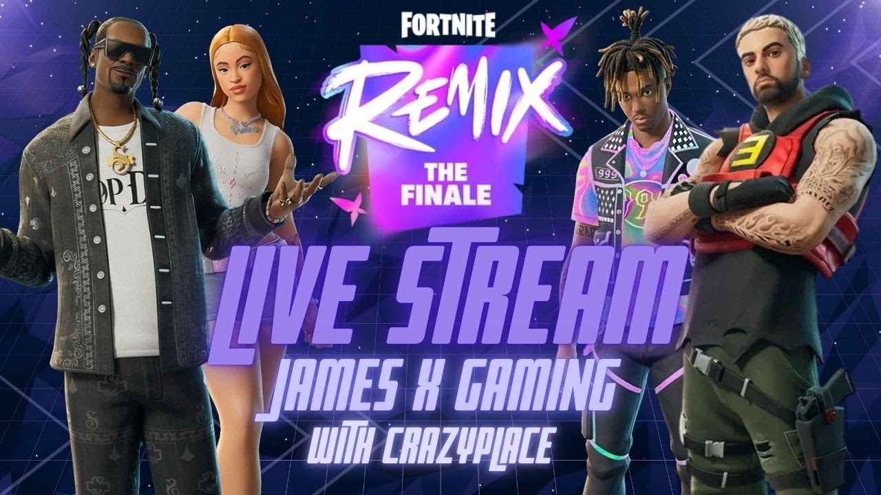 Fortnite - Remix the Finale Live Event Livestream - Feat. CrazyPlace ...