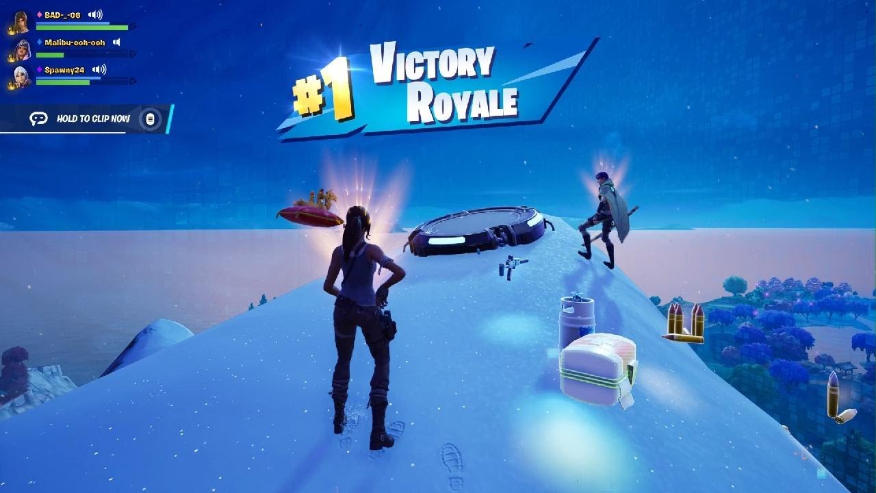 Fortnite 14 kill trio win with malibu & spawny no 60 of ch6 s1 - YouTube