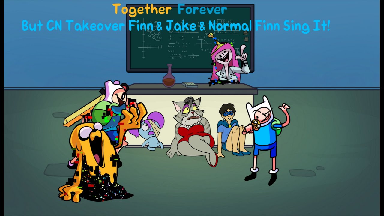 Friday Night Funkin': Together Forever But CN Takeover Finn & Jake ...