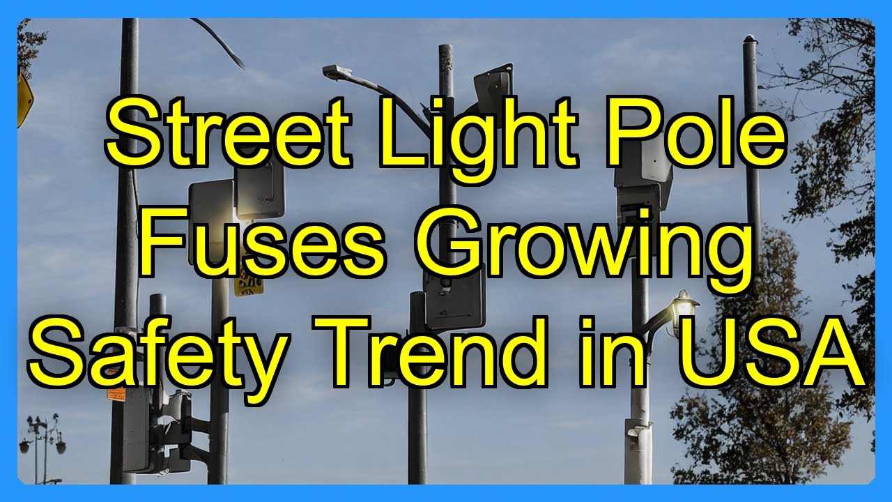 Street Light Pole Fuses Growing Safety Trend in USA - YouTube
